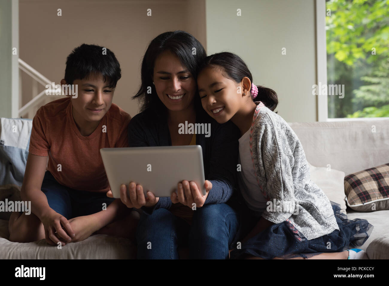 Parent calling kids hi-res stock photography and images - Alamy