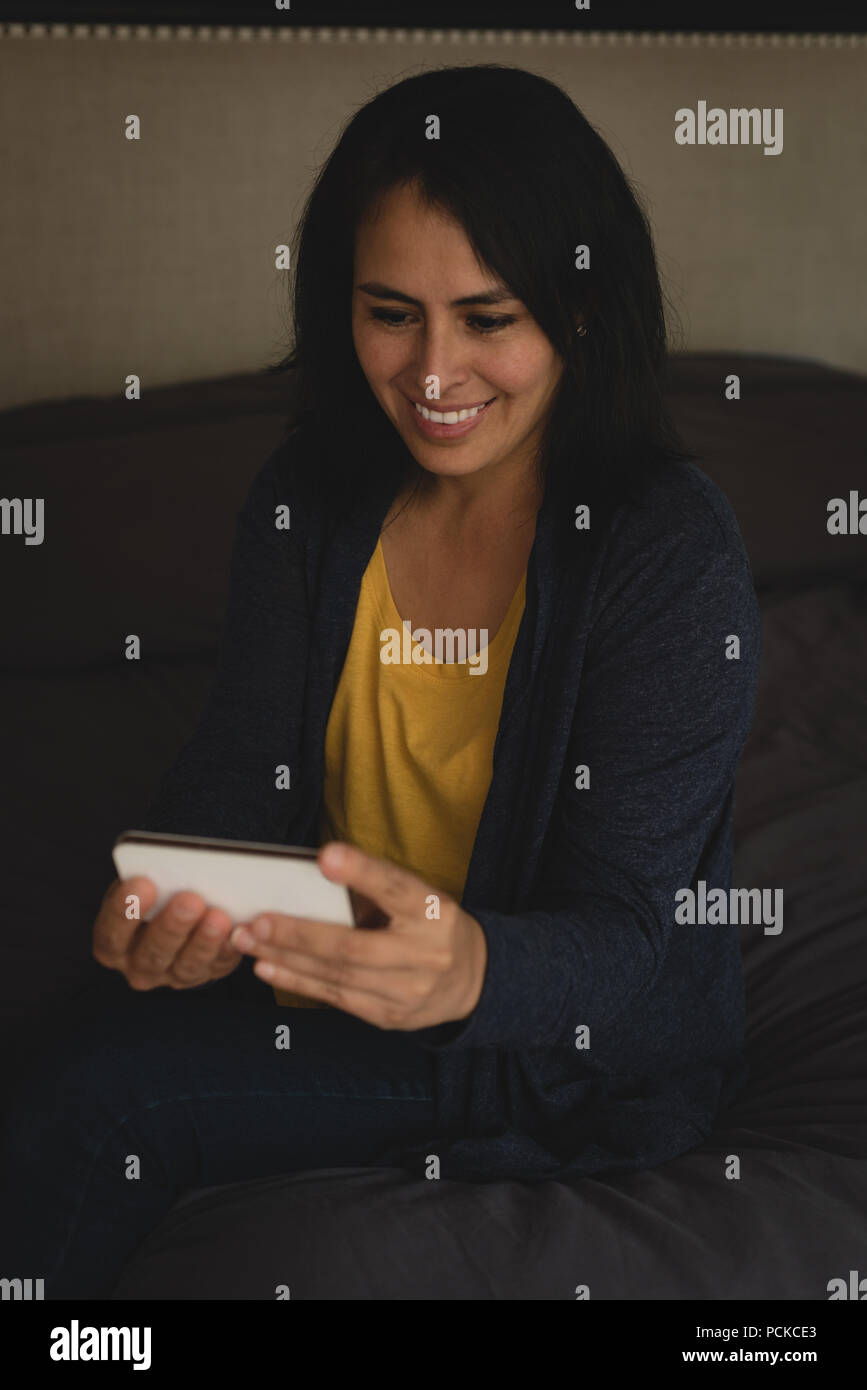 Pretty woman having video call hi-res stock photography and images - Alamy