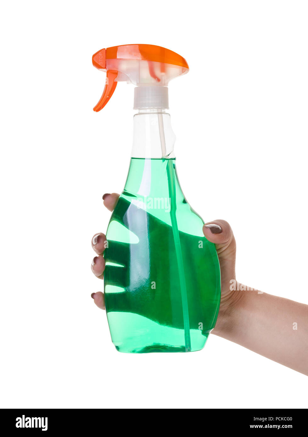 Hand on window, woman Cut Out Stock Images & Pictures - Alamy