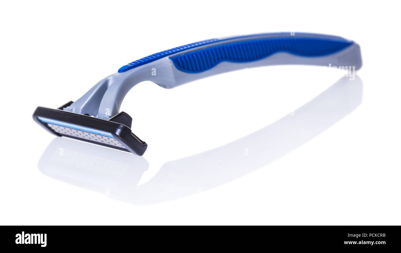 new shaving machine on white isolated background Stock Photo - Alamy