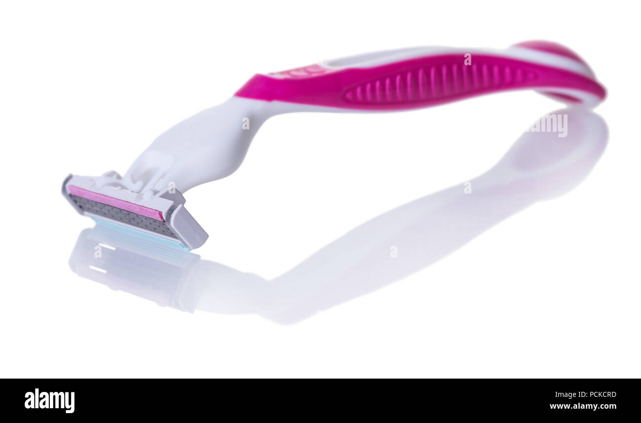 new shaving machine on white isolated background Stock Photo - Alamy