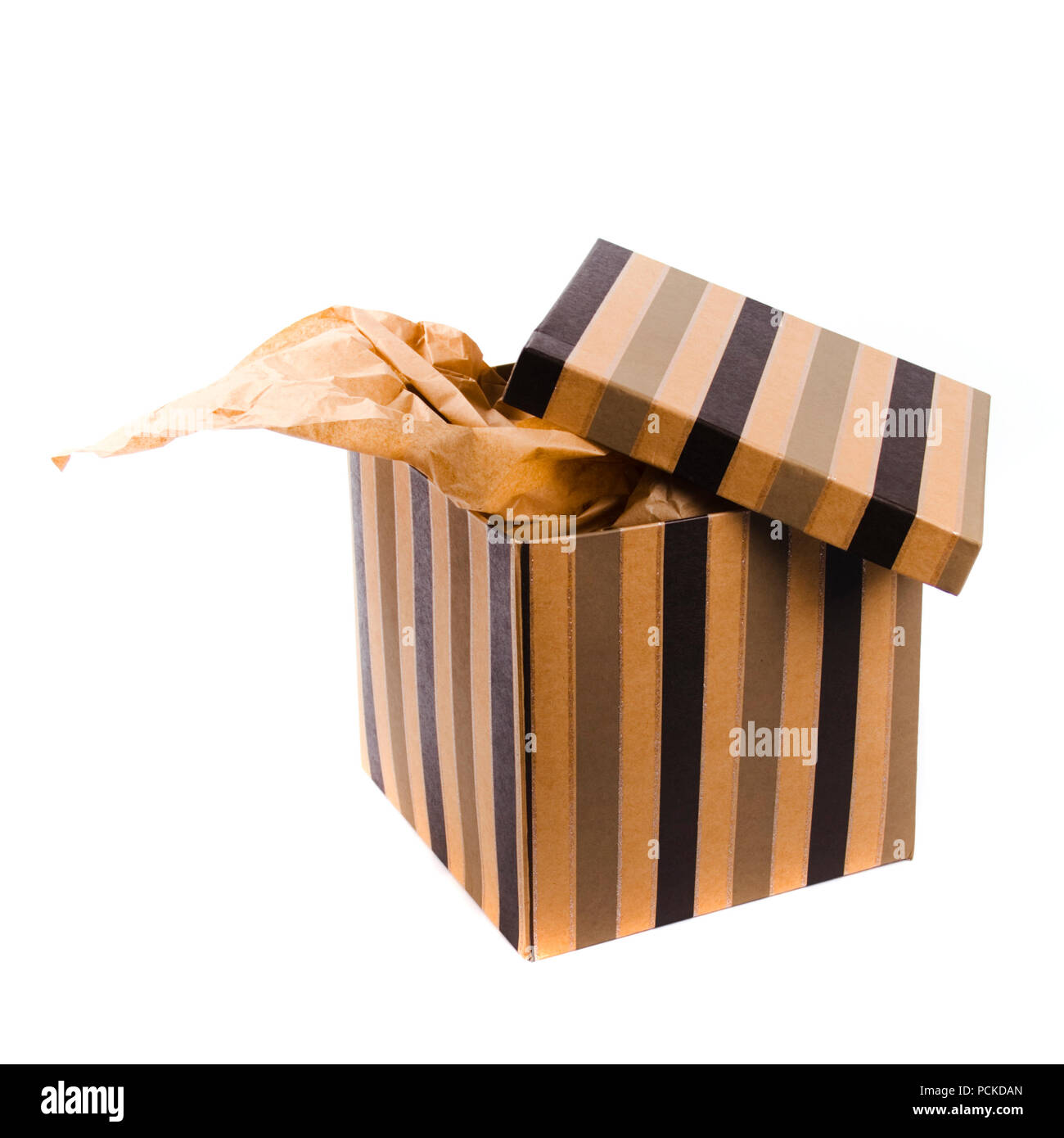 Opened craft gift box hi-res stock photography and images - Alamy