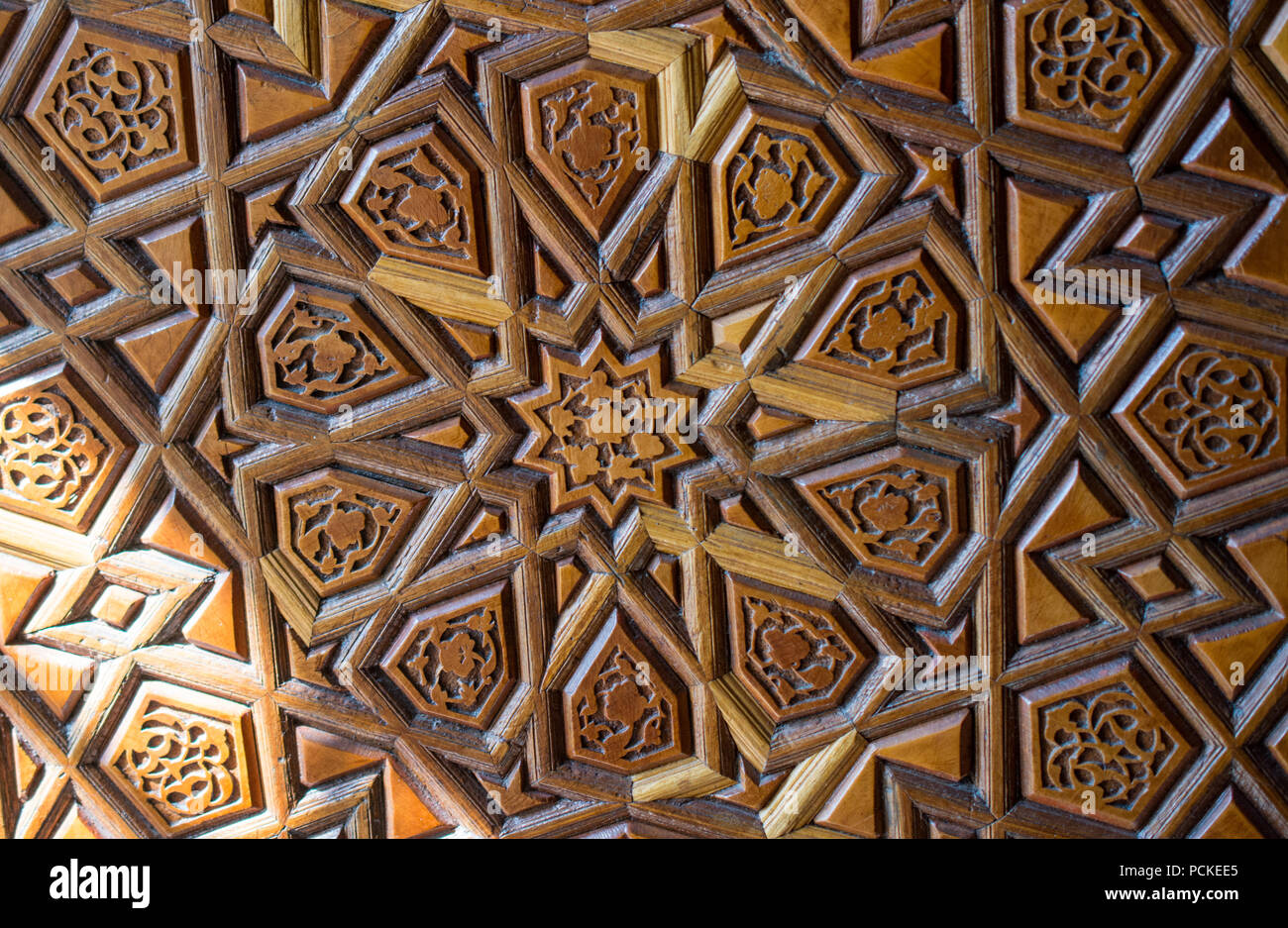 Ottoman Turkish art with geometric patterns in view Stock Photo - Alamy