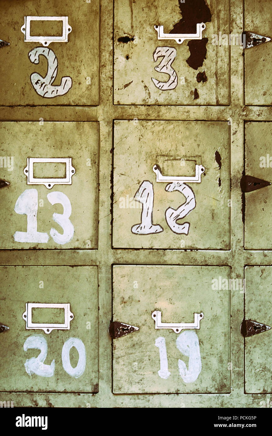 Metalic numbers hi-res stock photography and images - Alamy