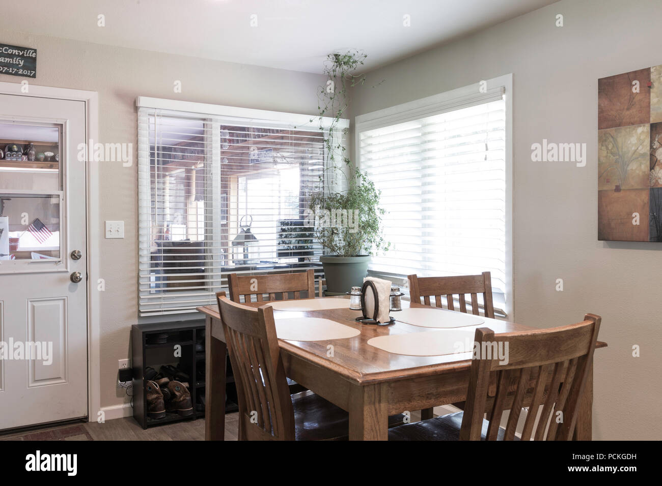 Middle Class Home Interior Bedroom High Resolution Stock Photography ...