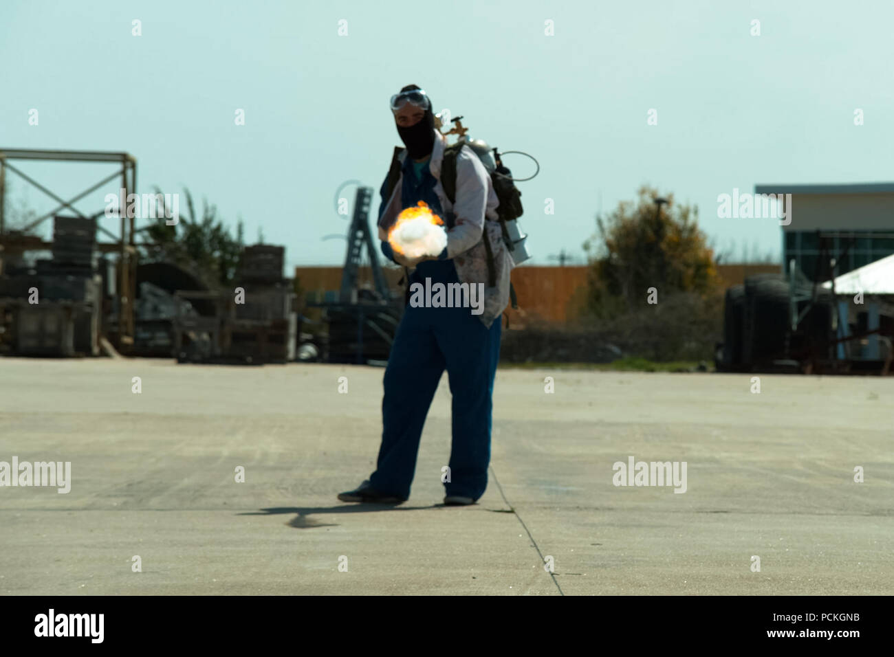 German flamethrower hi-res stock photography and images - Alamy