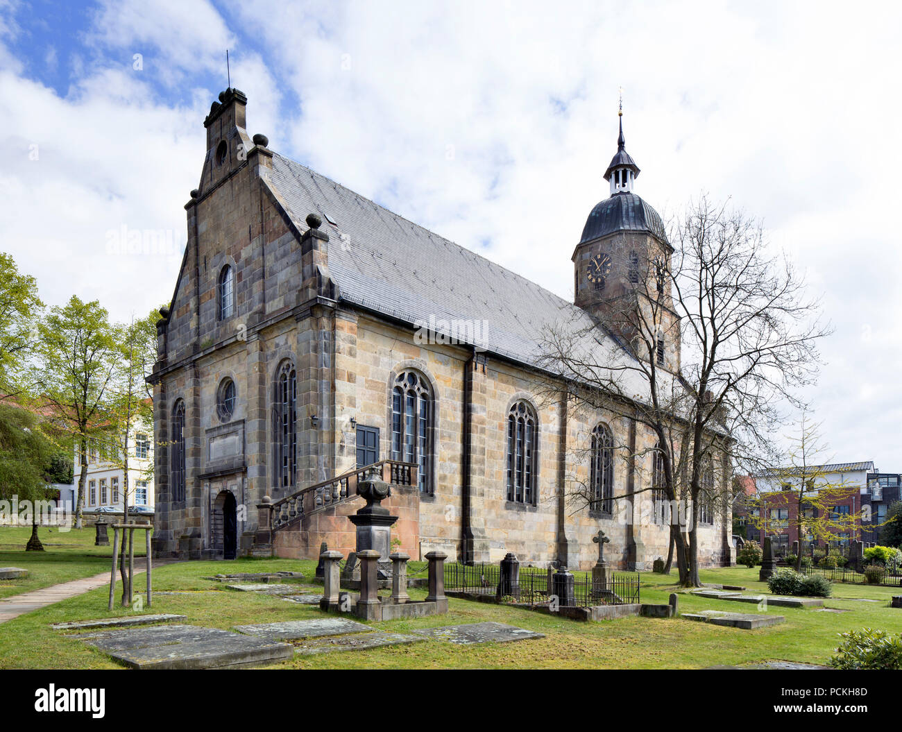 Evangelical Reformed Church, Bad Bentheim, Lower Saxony, Germany Stock ...