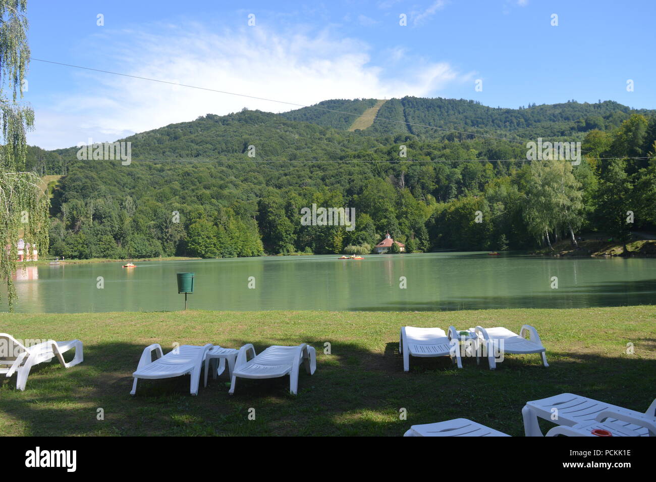 Lake Bodi, Mogosa, Romania Stock Photo - Alamy
