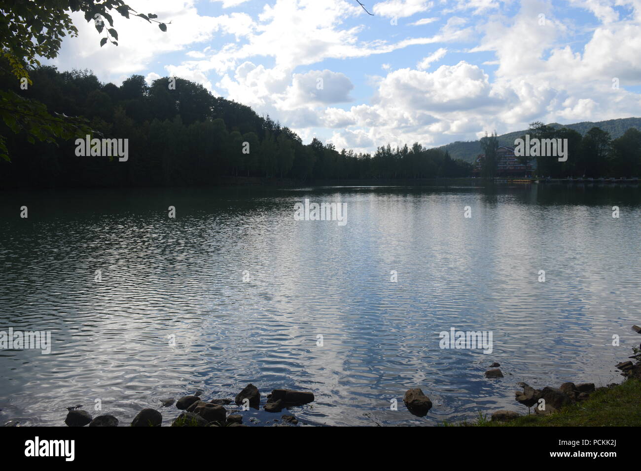 Lake Bodi, Mogosa, Romania Stock Photo - Alamy