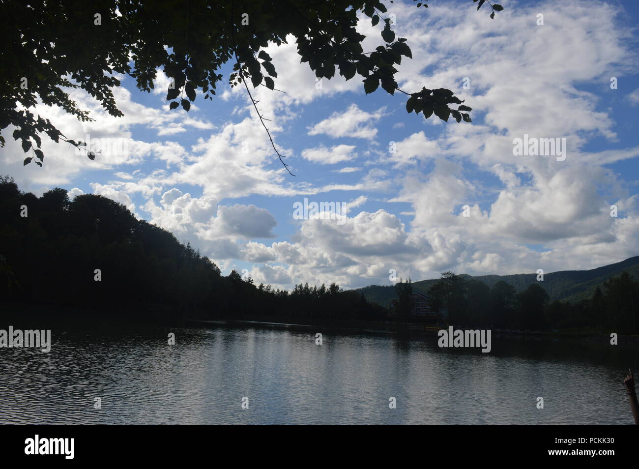 Lake Bodi, Mogosa, Romania Stock Photo - Alamy