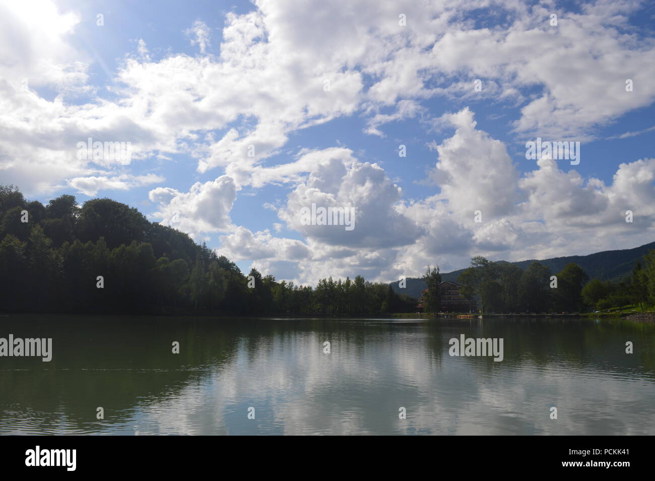 Lake Bodi, Mogosa, Romania Stock Photo - Alamy
