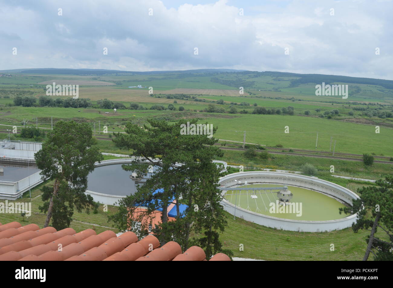 Wastewater treatment plant processes hi-res stock photography and ...