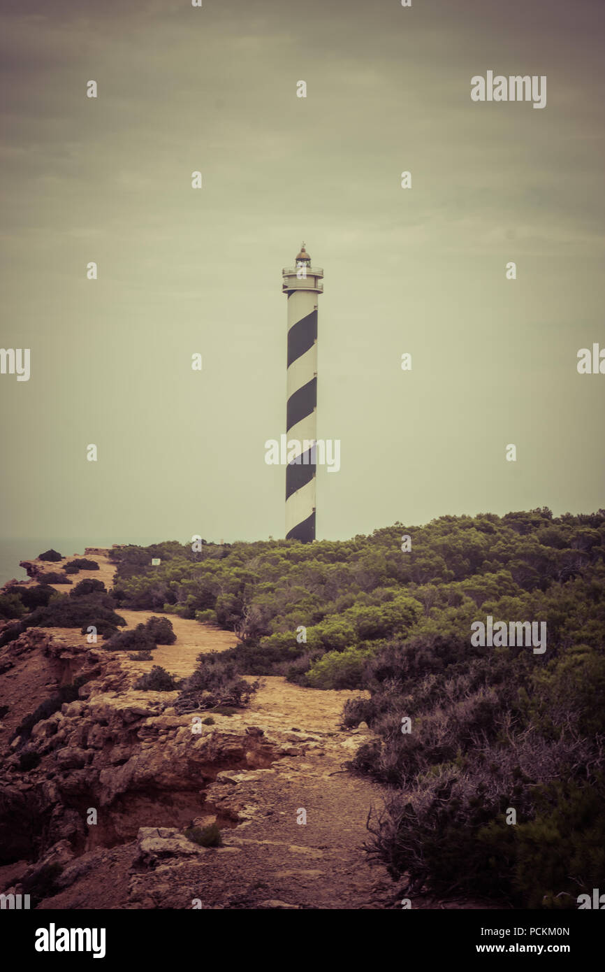 Ibiza moscarter lighthouse hi-res stock photography and images - Alamy