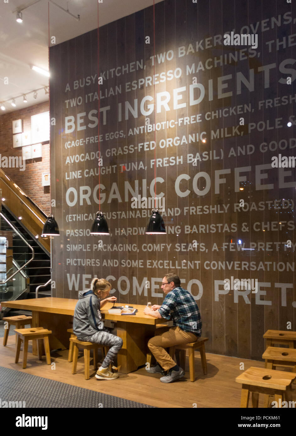 Inside pret manger coffee hi-res stock photography and images - Alamy