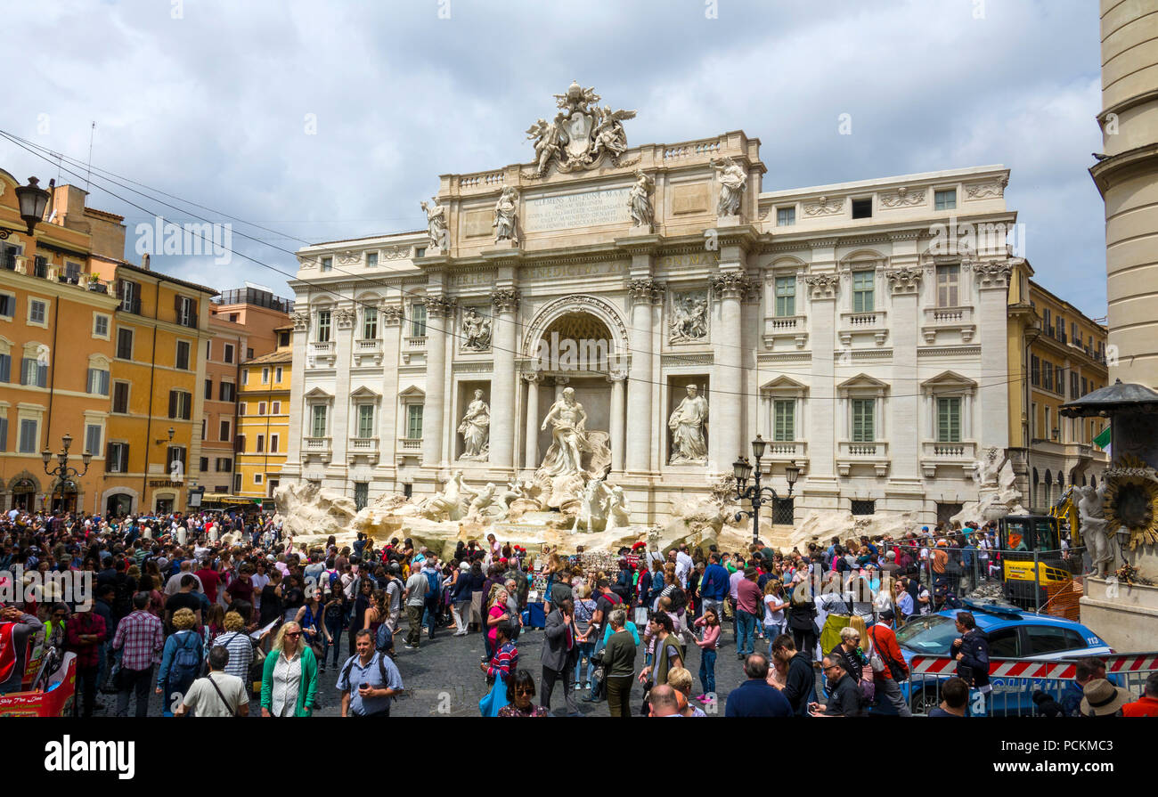 The Trevi Fountain is a fountain in the Trevi district in Rome, Italy ...
