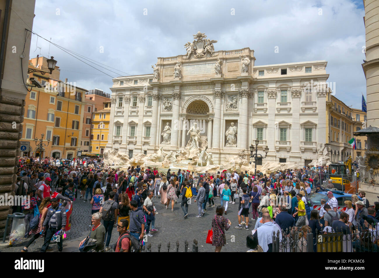 The Trevi Fountain is a fountain in the Trevi district in Rome, Italy ...