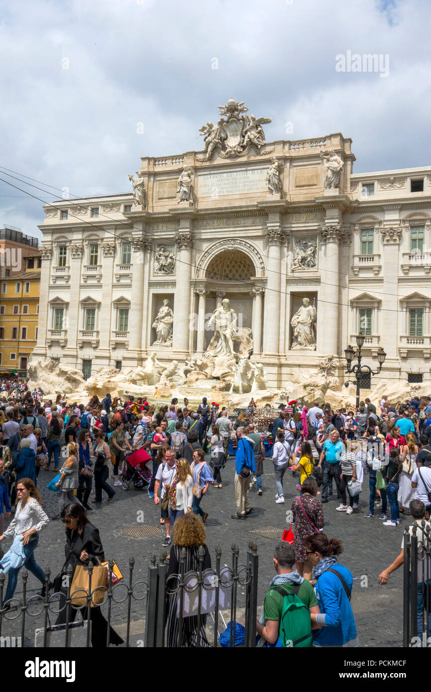The Trevi Fountain is a fountain in the Trevi district in Rome, Italy ...