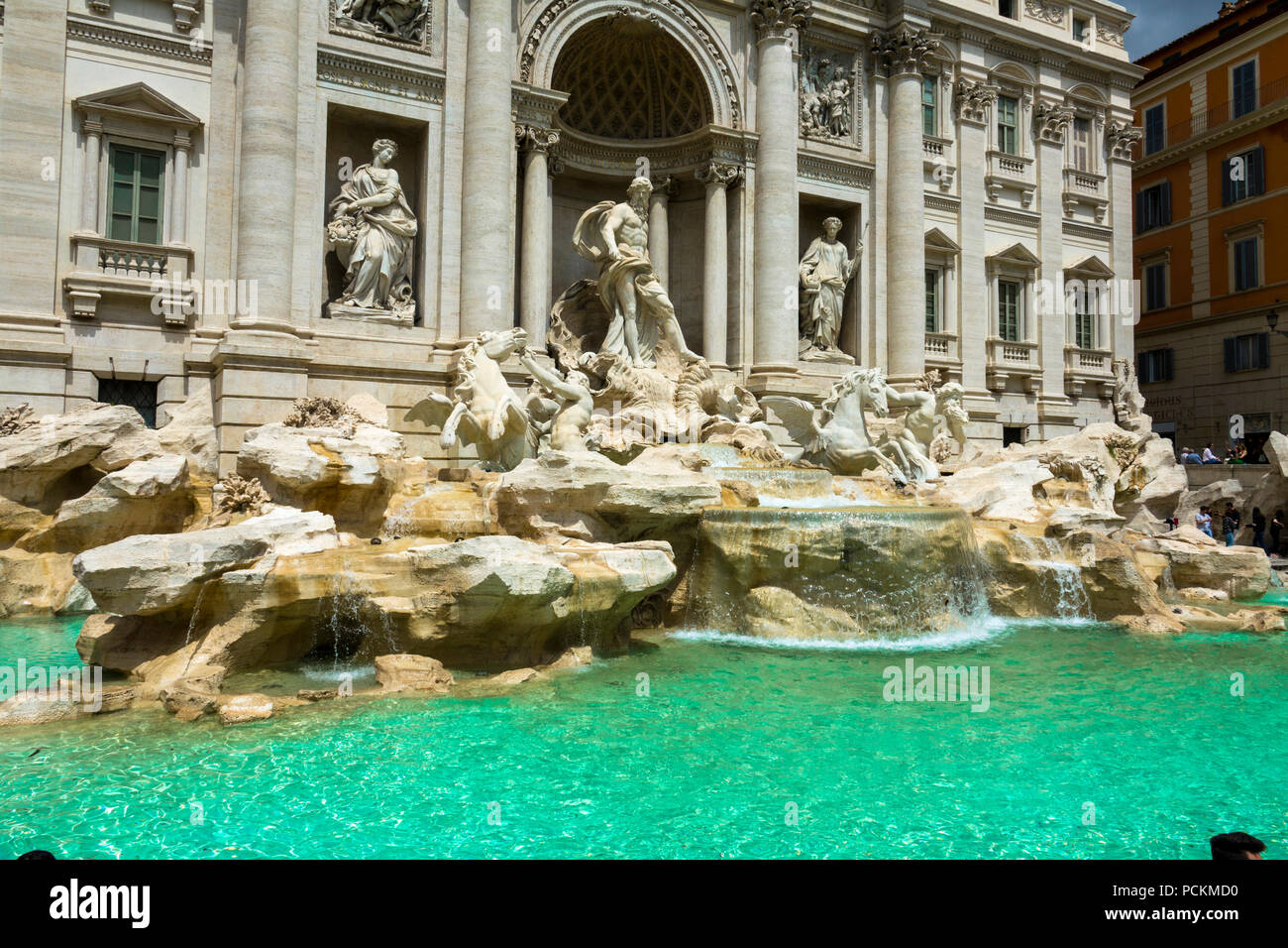 The Trevi Fountain is a fountain in the Trevi district in Rome, Italy ...