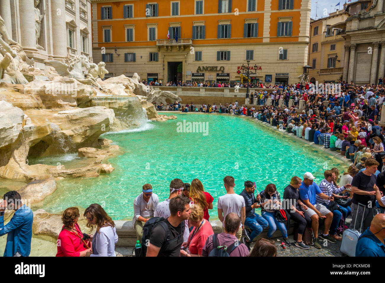 The Trevi Fountain is a fountain in the Trevi district in Rome, Italy ...