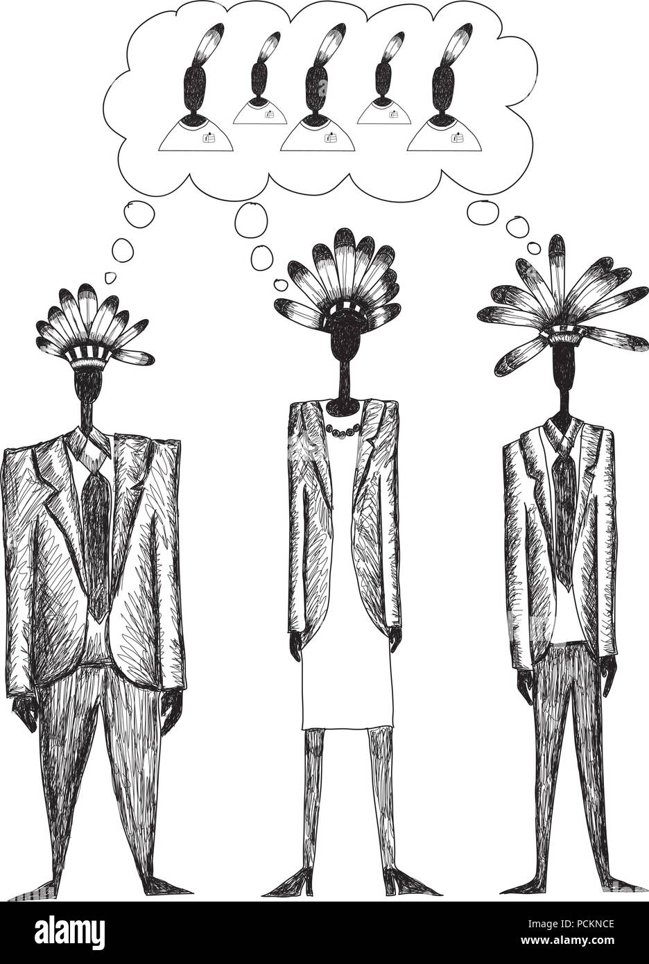 Thought company Stock Vector Images - Alamy