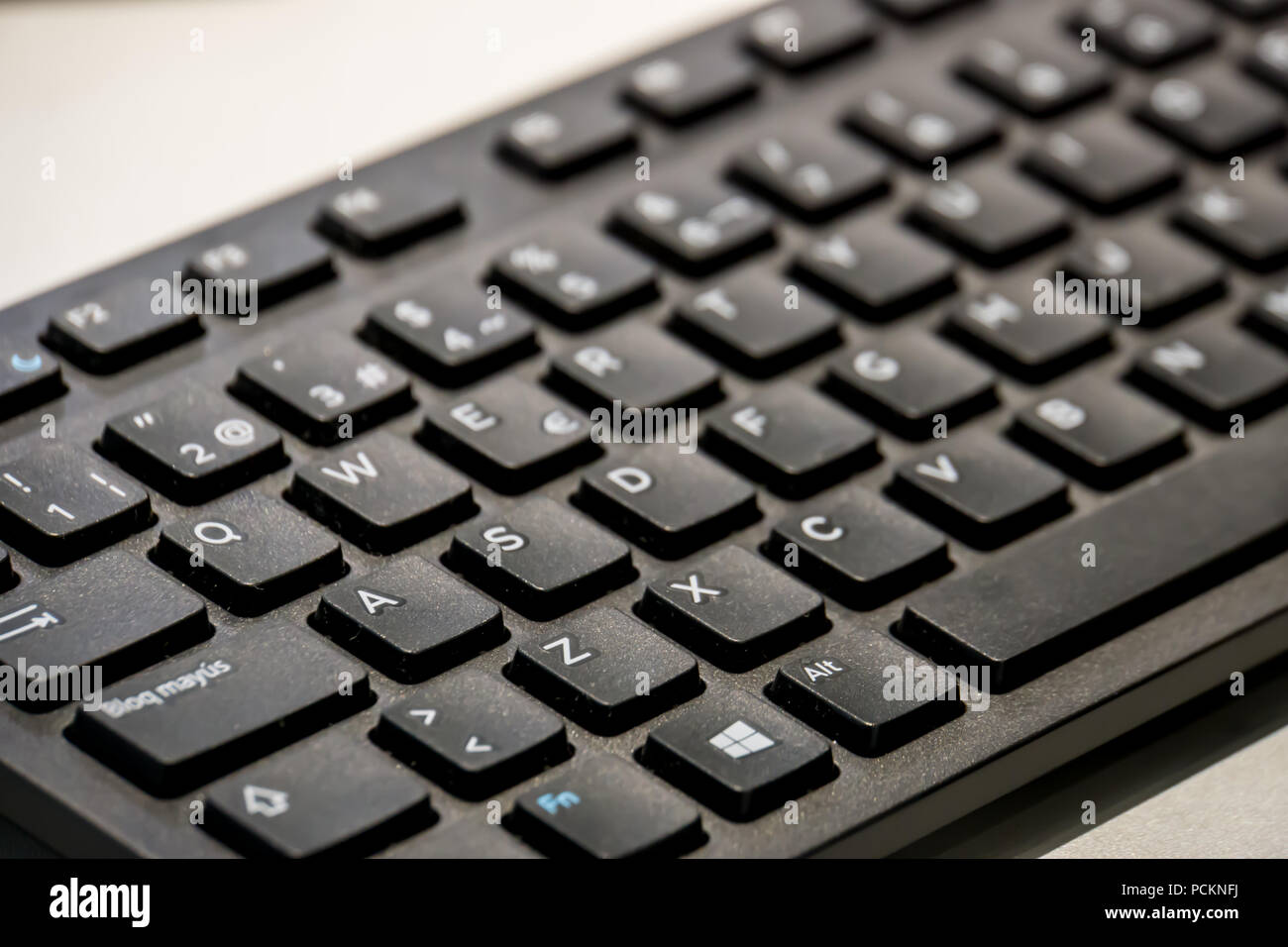 close view of computer keyboard Stock Photo - Alamy