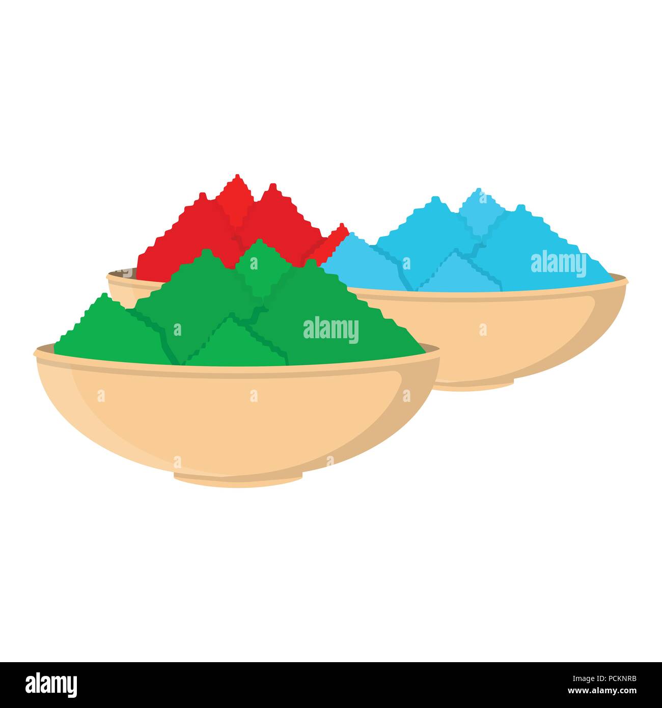 Colorful powder icon in cartoon style isolated on white background ...