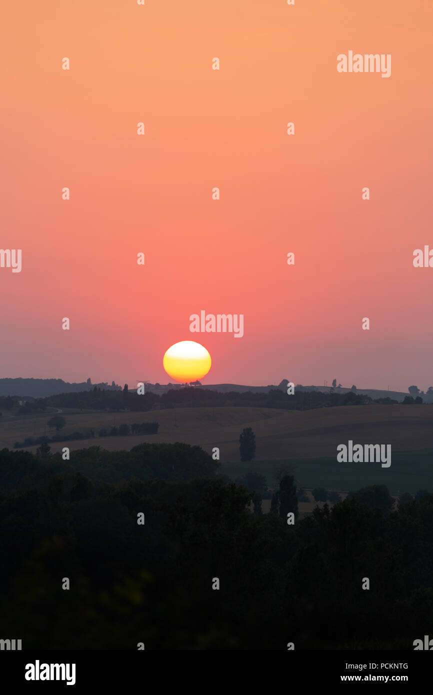 France sunset hi-res stock photography and images - Alamy