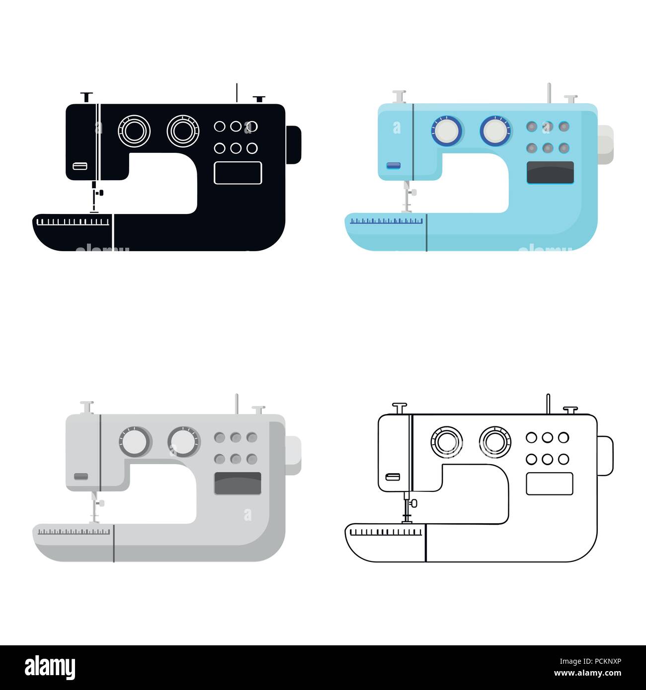 Electric sewing machine. Sewing and equipment single icon in cartoon ...
