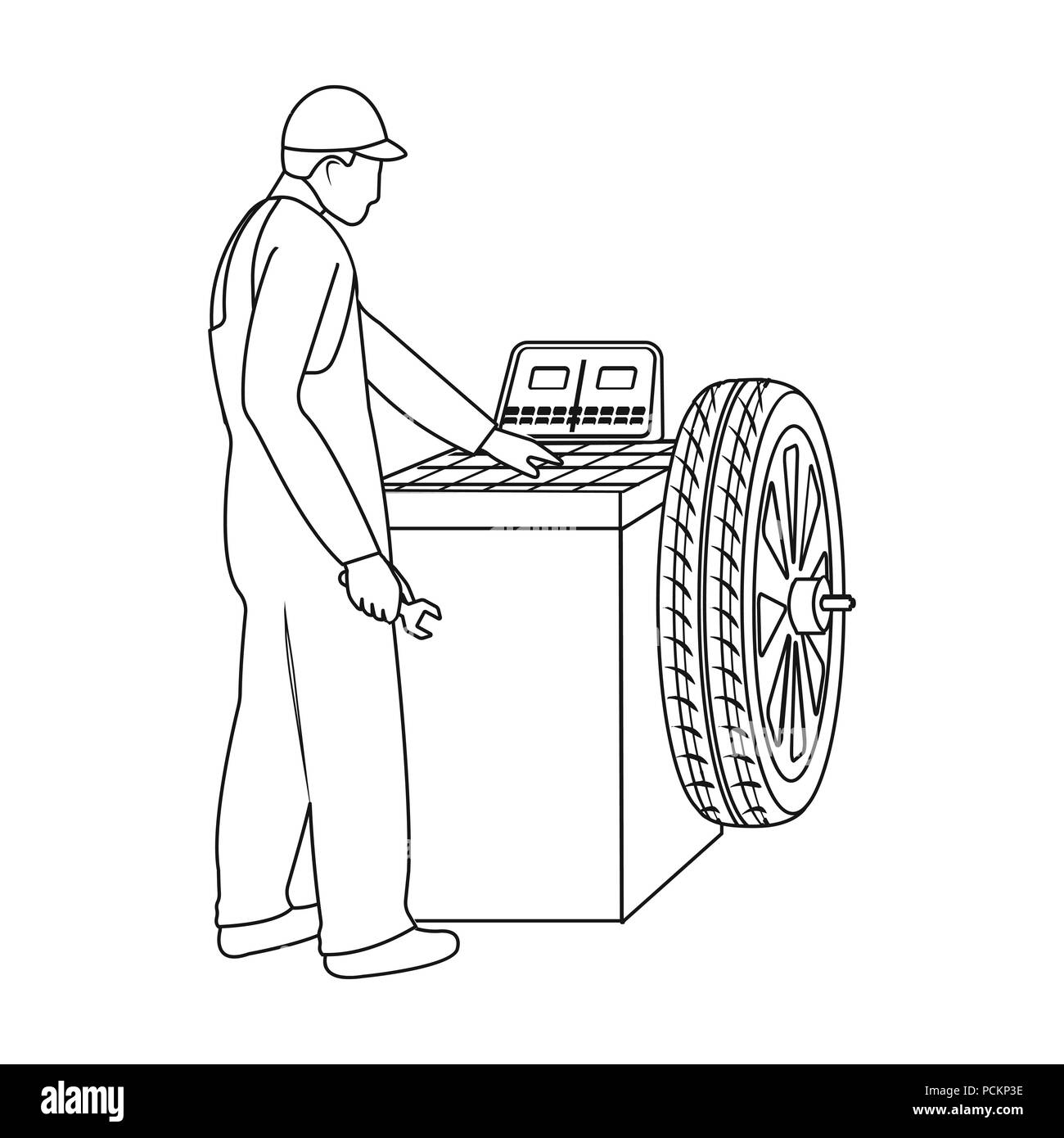 apparatus,auto,balancing,car,design,device,diagnostics,equipment,icon ...