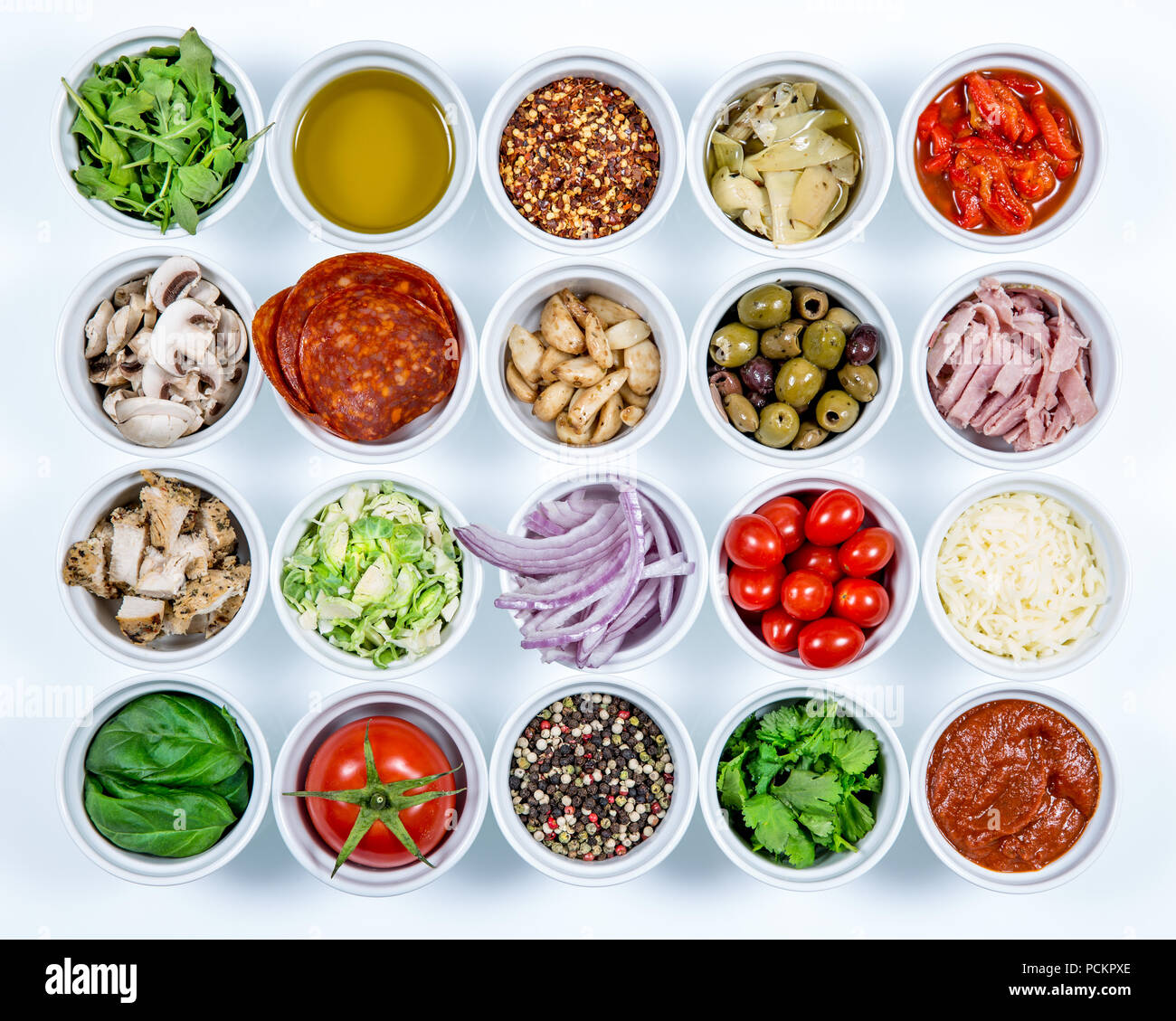 Pizza ingredients background hi-res stock photography and images - Alamy