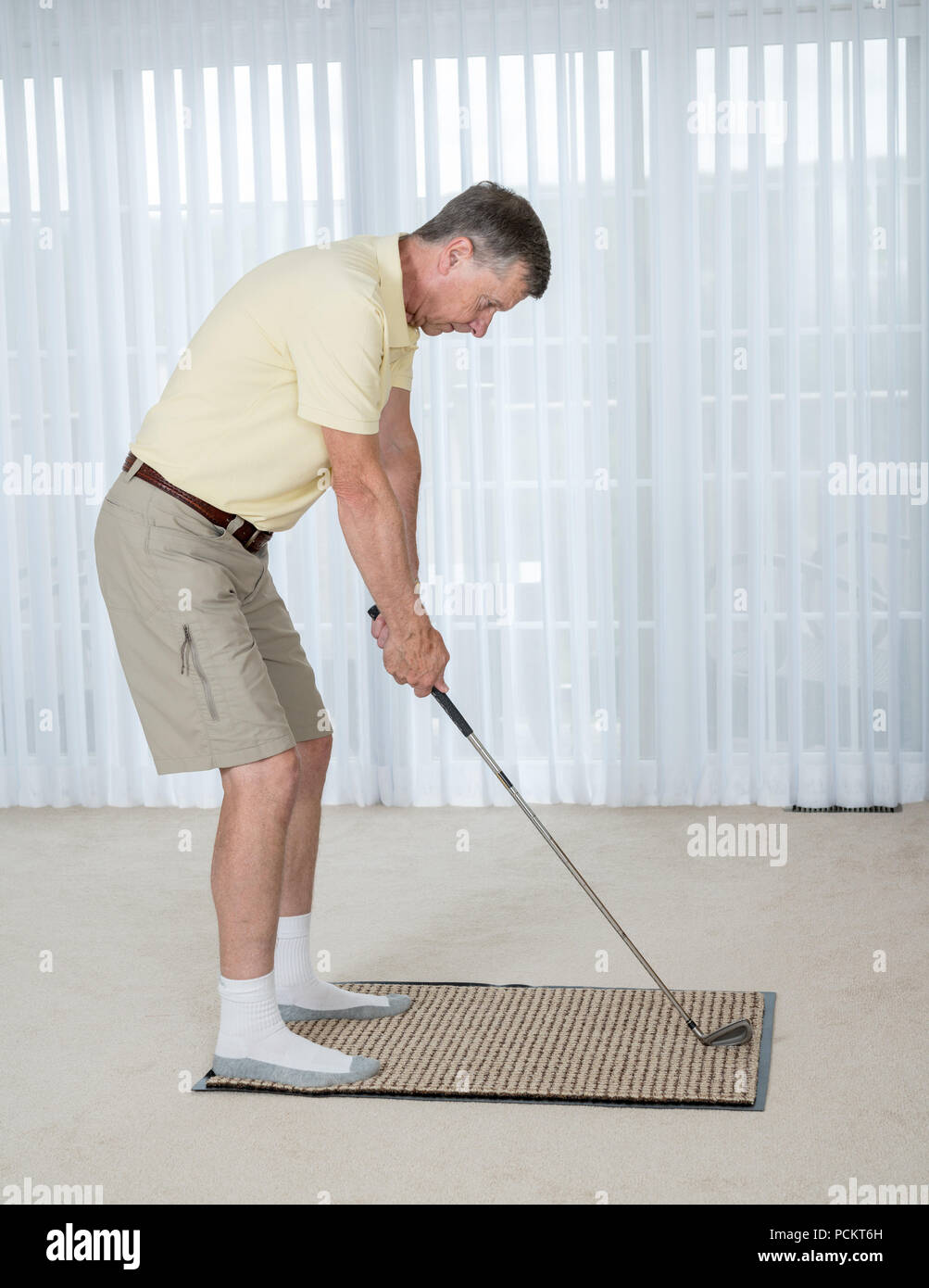 Man golf swing in hi-res stock photography and images - Alamy