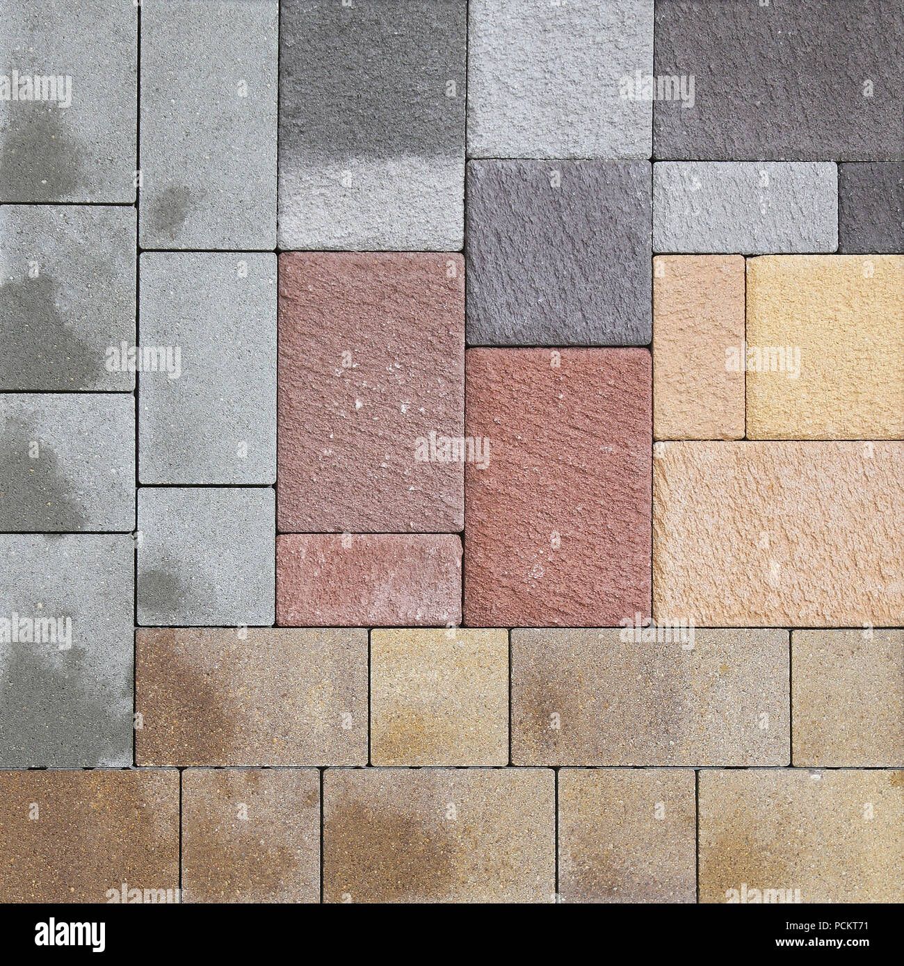 Tiles for pavement made from natural rock Stock Photo - Alamy