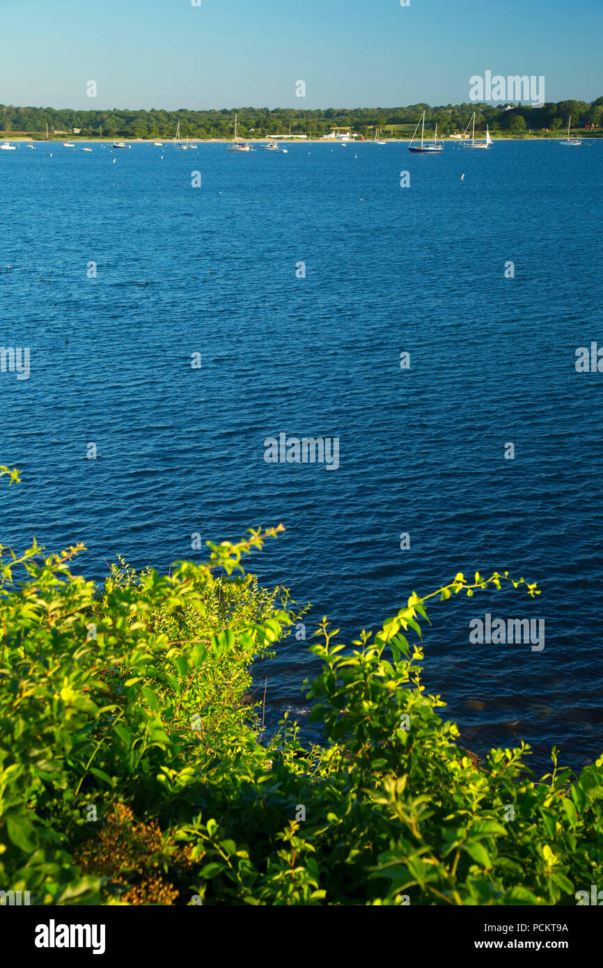 Sakonnet River view, Sachuest Point National Wildlife Refuge, Rhode ...