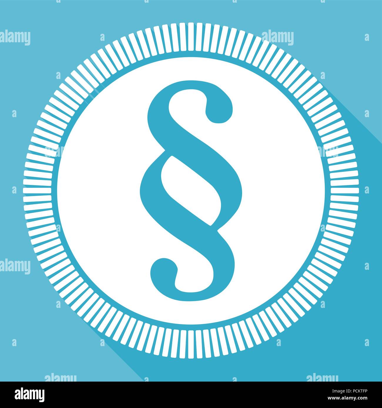 Paragraph editable flat vector icon, law square web button, justice ...