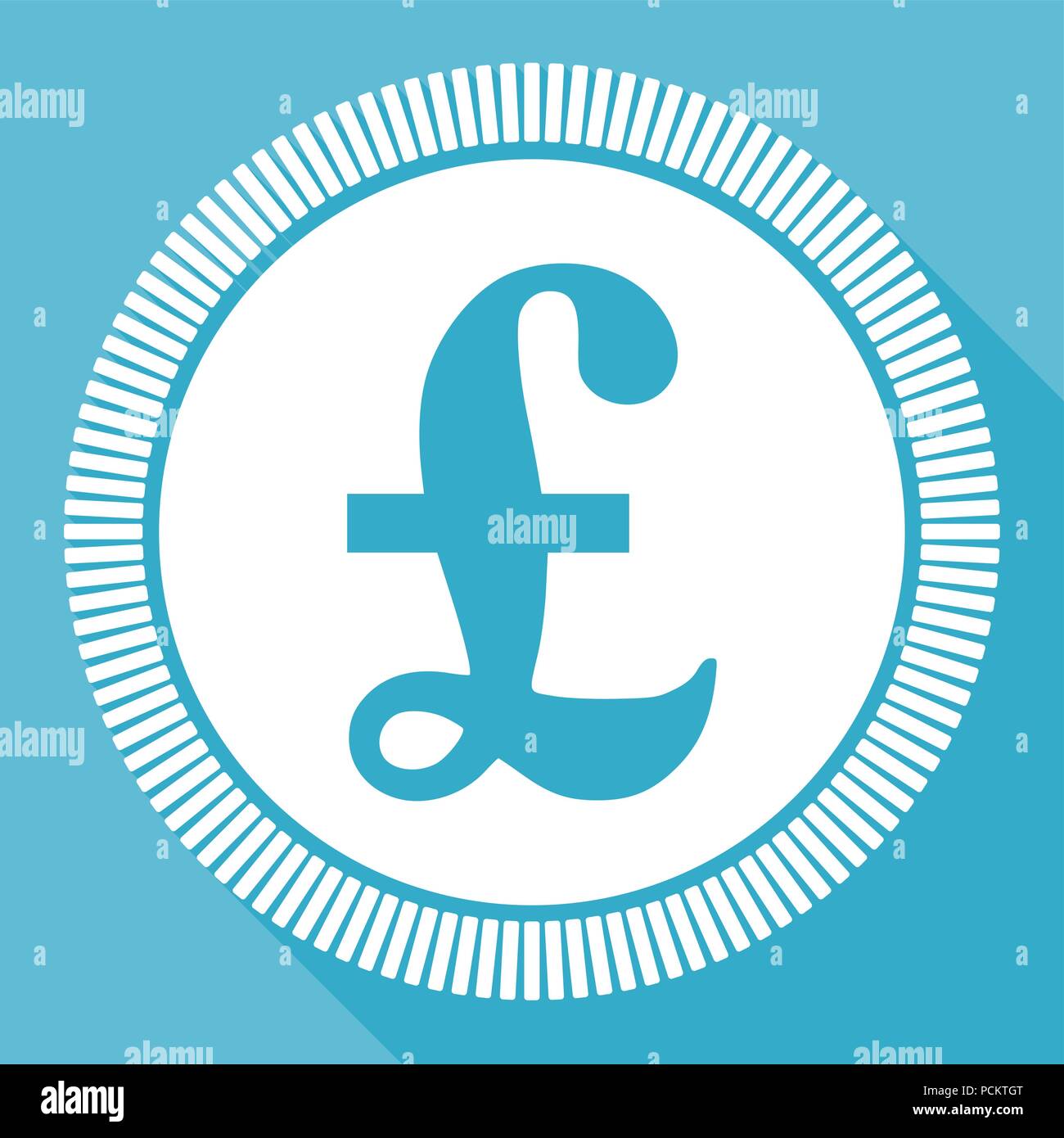 Blue sign pound symbol icon Stock Vector Images - Alamy