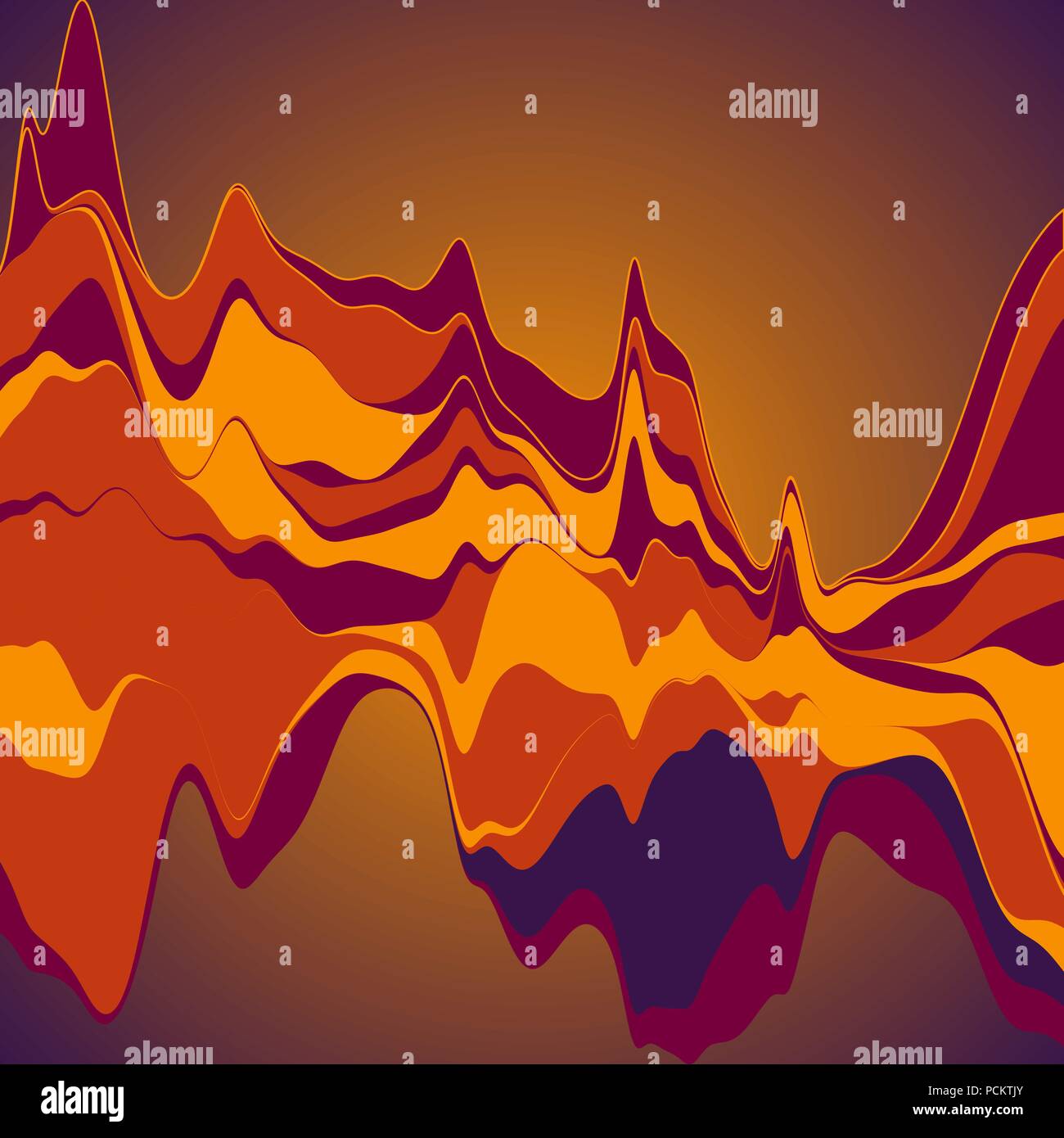 Big data visualization. Streamgraph. Futuristic infographic. Inf Stock ...