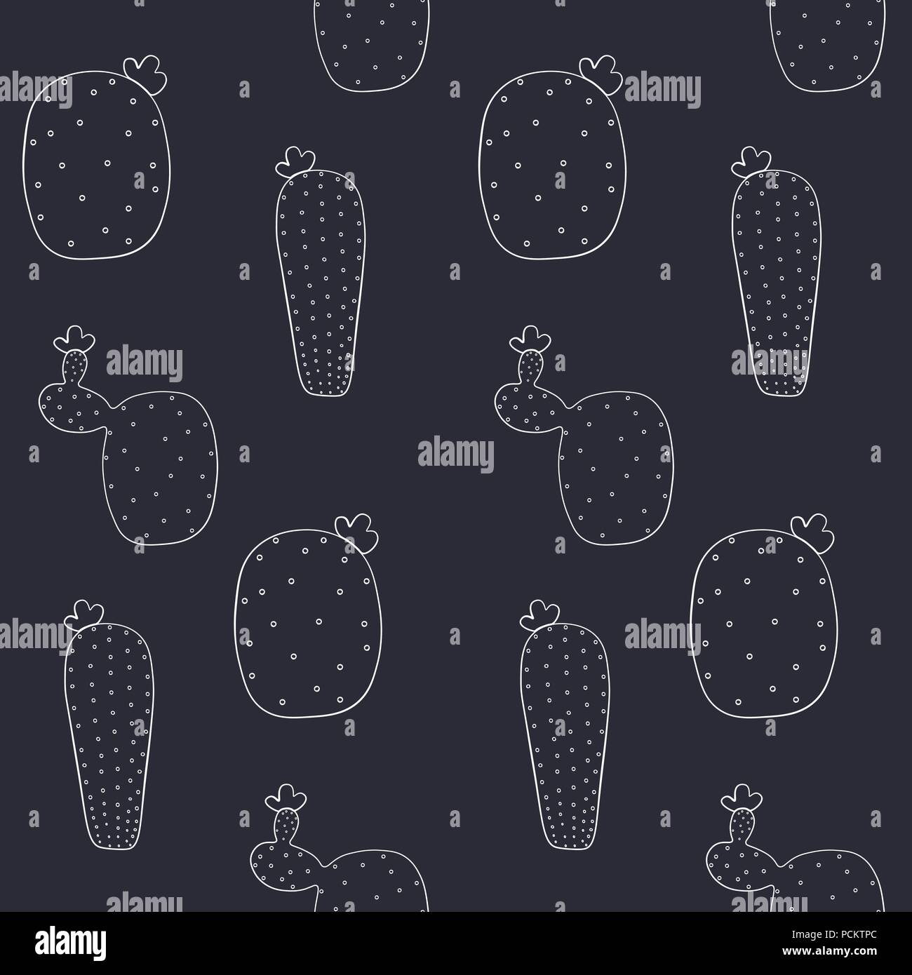 Seamless pattern of Mexican cactus flower. Cactus patches collection ...