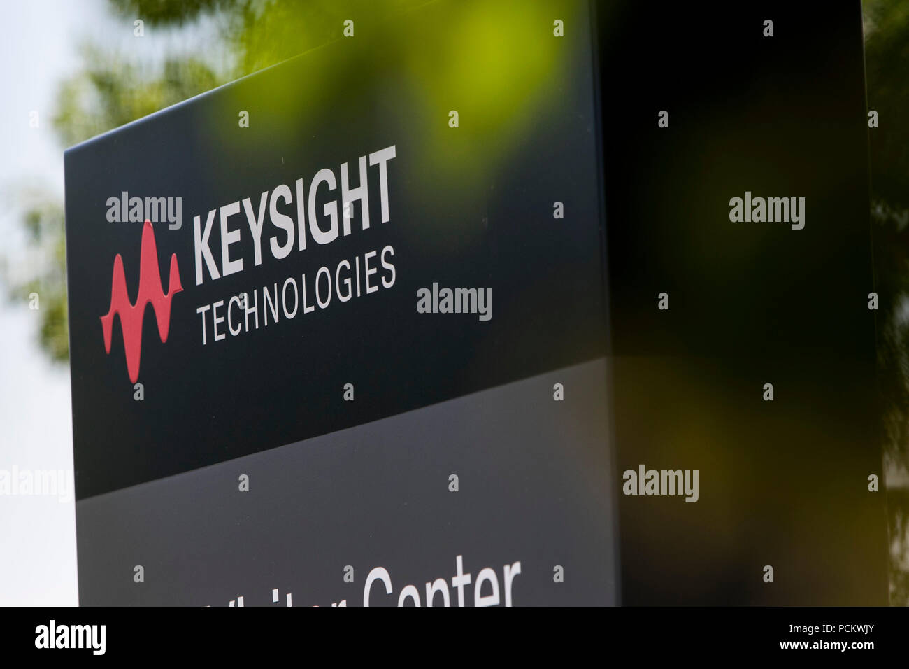 A logo sign outside of a facility occupied by Keysight Technologies in ...