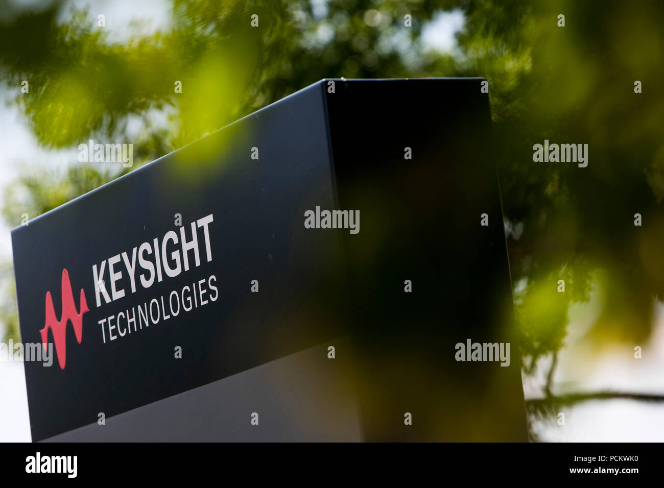 A logo sign outside of a facility occupied by Keysight Technologies in ...