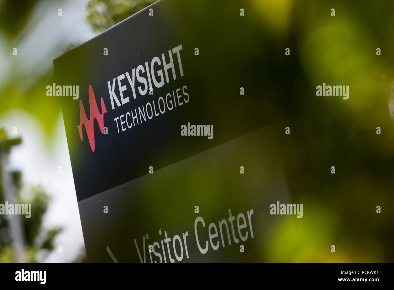 A logo sign outside of a facility occupied by Keysight Technologies in ...