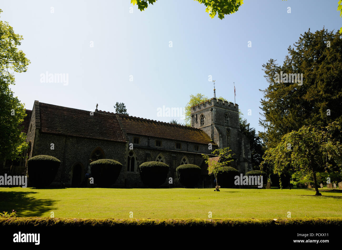 St Marys Church, Wendover, Buckinghamshire, dates mainly from the early ...