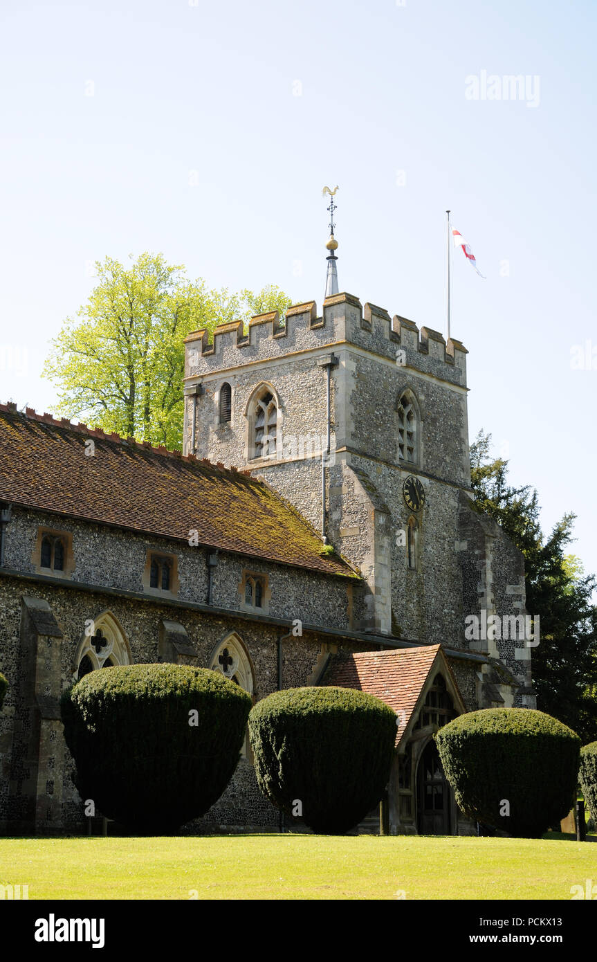 St Marys Church, Wendover, Buckinghamshire, dates mainly from the early ...