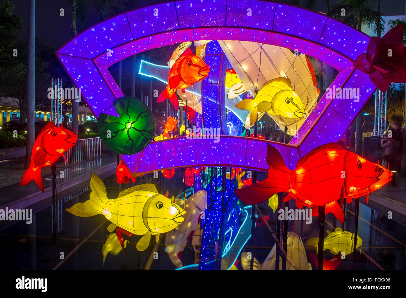 Hong kong lanterns exhibition hi-res stock photography and images - Alamy