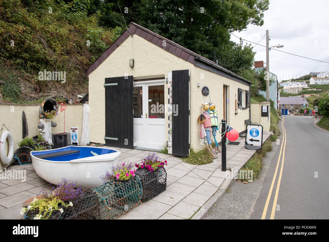 Local Shop Little Haven Pembrokeshire Wales UK Stock Photo - Alamy