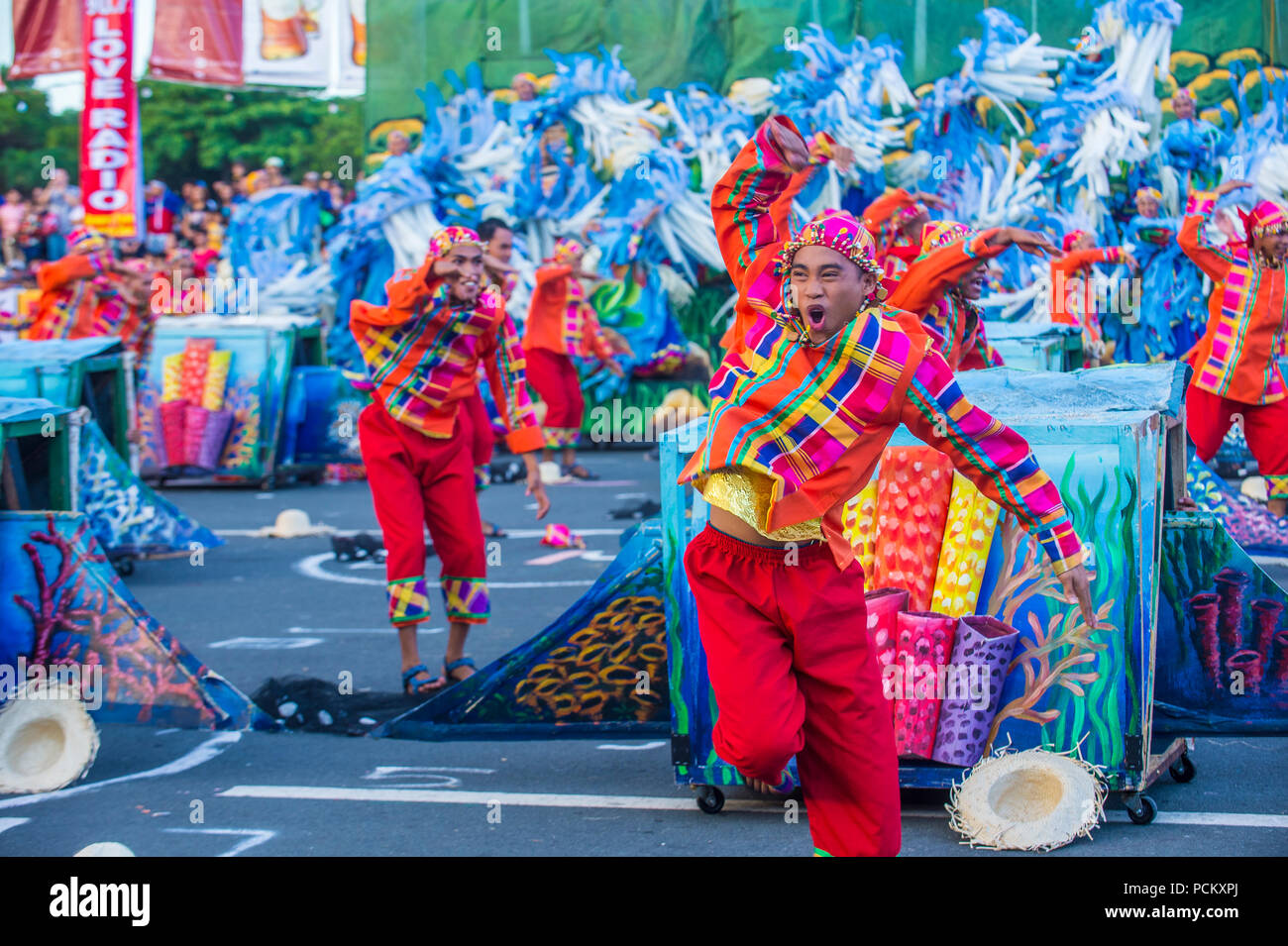 Participants in the Aliwan fiesta in Manila Philippines Stock Photo - Alamy