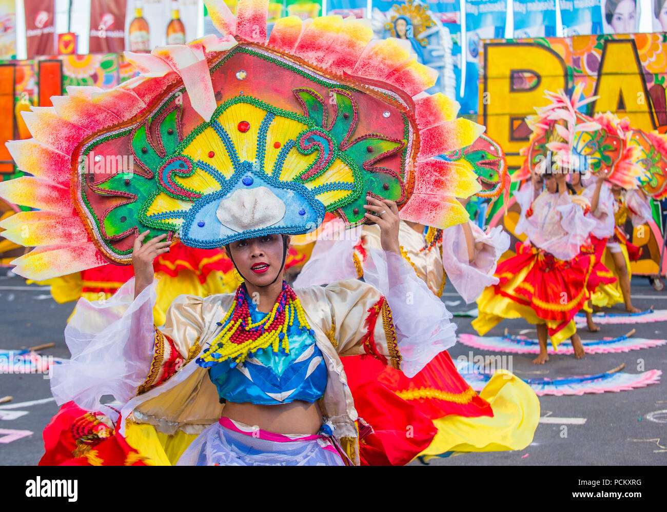 Participants in the Aliwan fiesta in Manila Philippines Stock Photo - Alamy