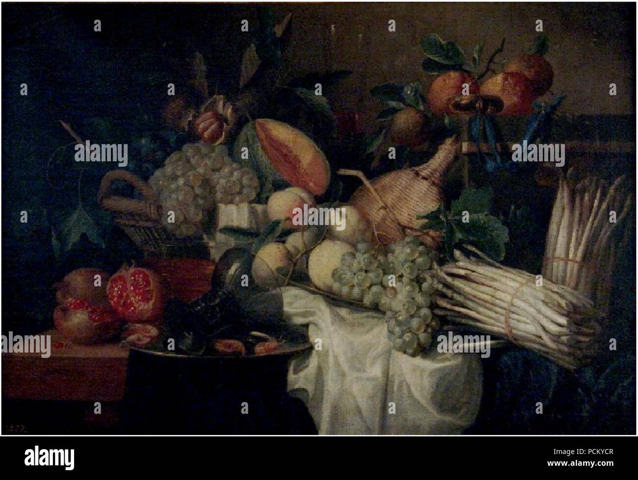 Alexander Coosemans - Still life with fruit and vegetables Stock Photo ...