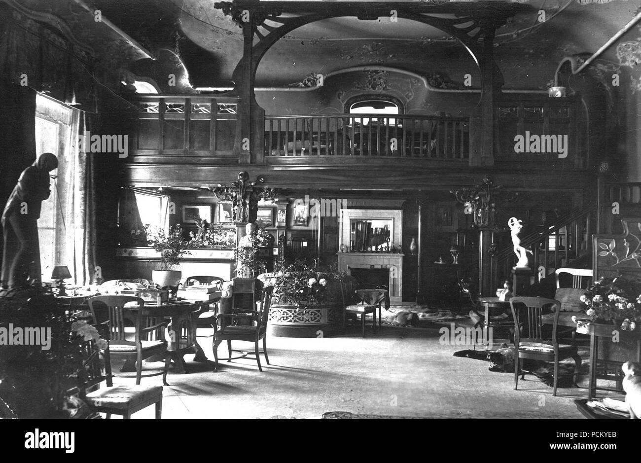 Alexander Palace - Maple Room Stock Photo - Alamy