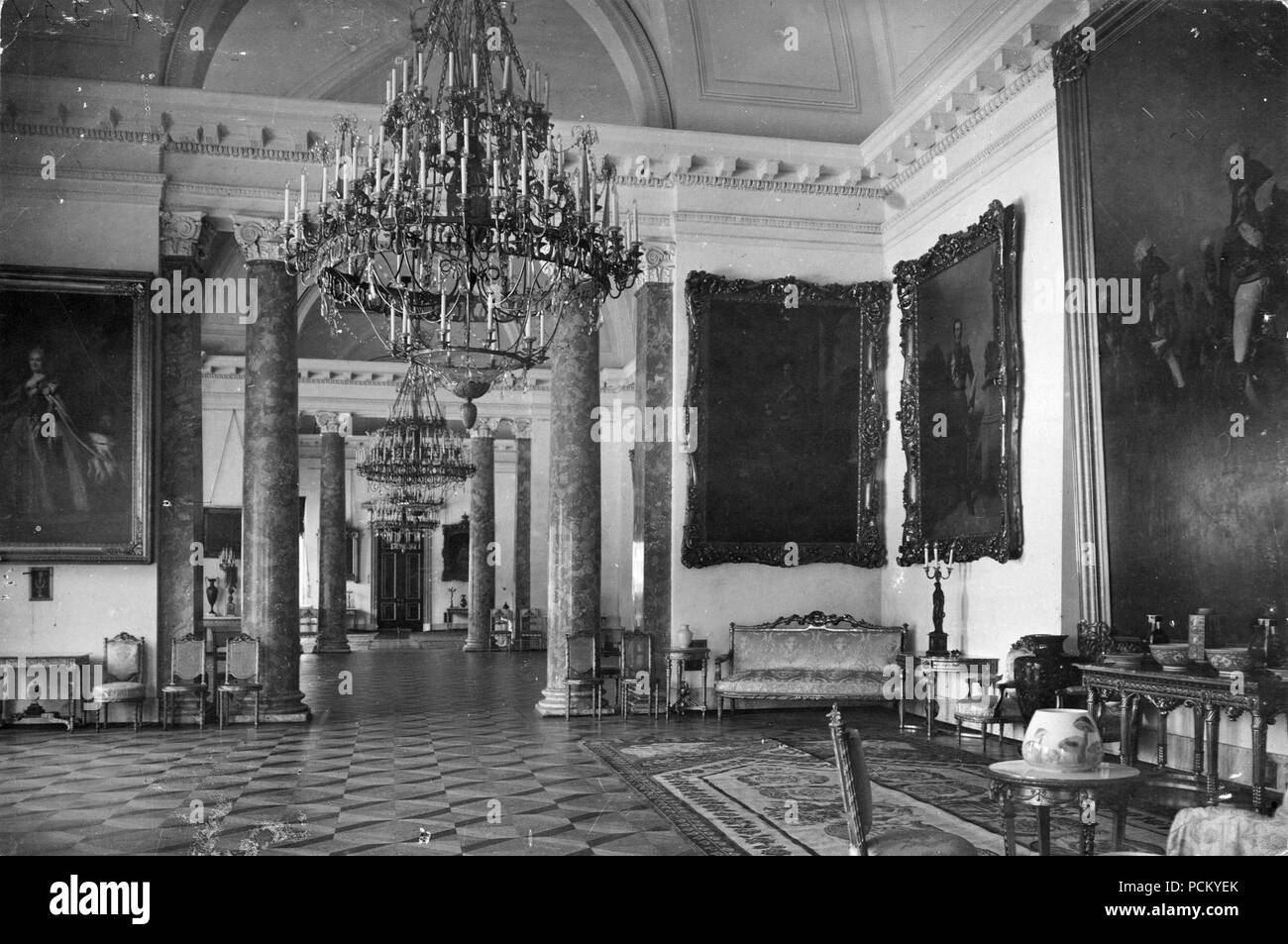 Alexander Palace - Portrait Gallery Stock Photo - Alamy