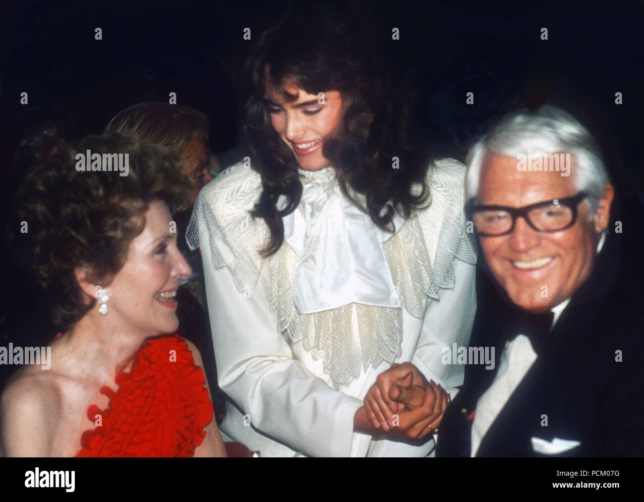 Nancy Reagan Brooke Shields Cary Grant Stock Photo - Alamy